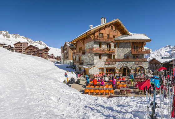 La Place, brasserie on skis in Tignes le Lac